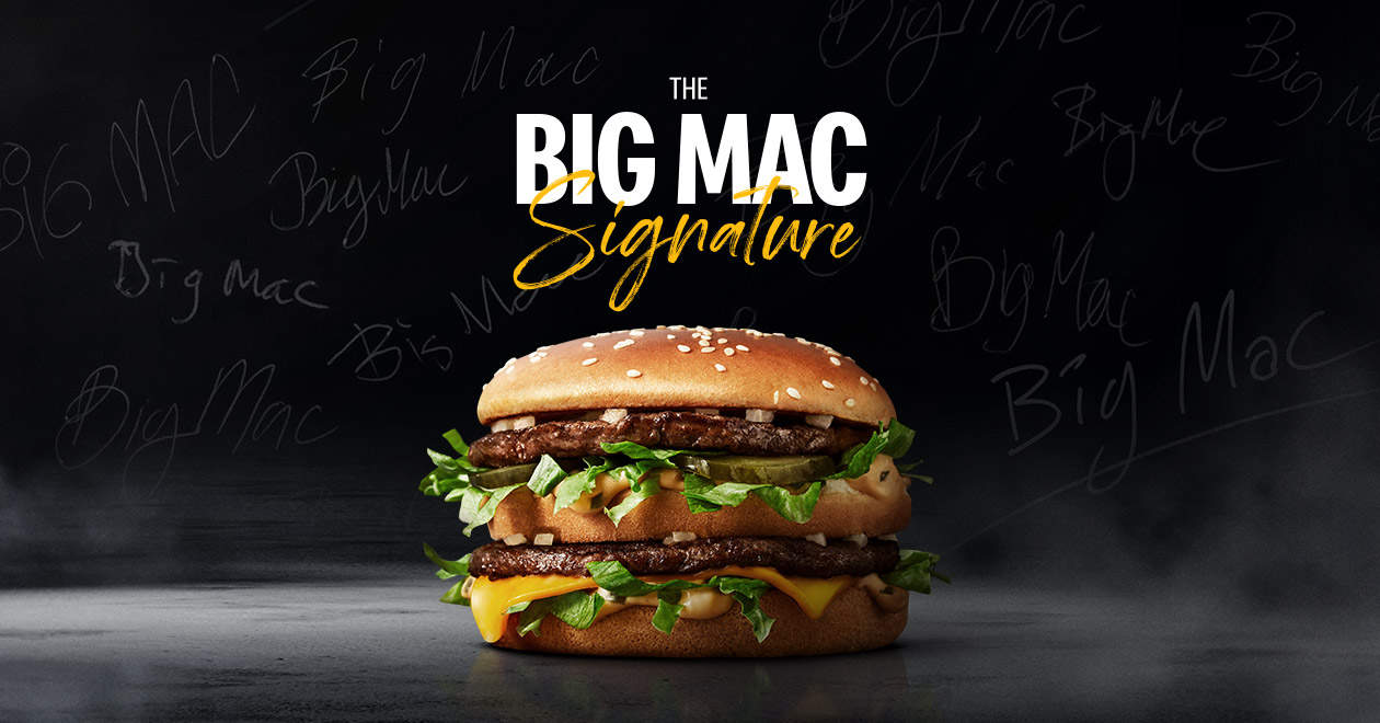 Signera åt Big Mac - Få en Big Mac - Fru Kupong